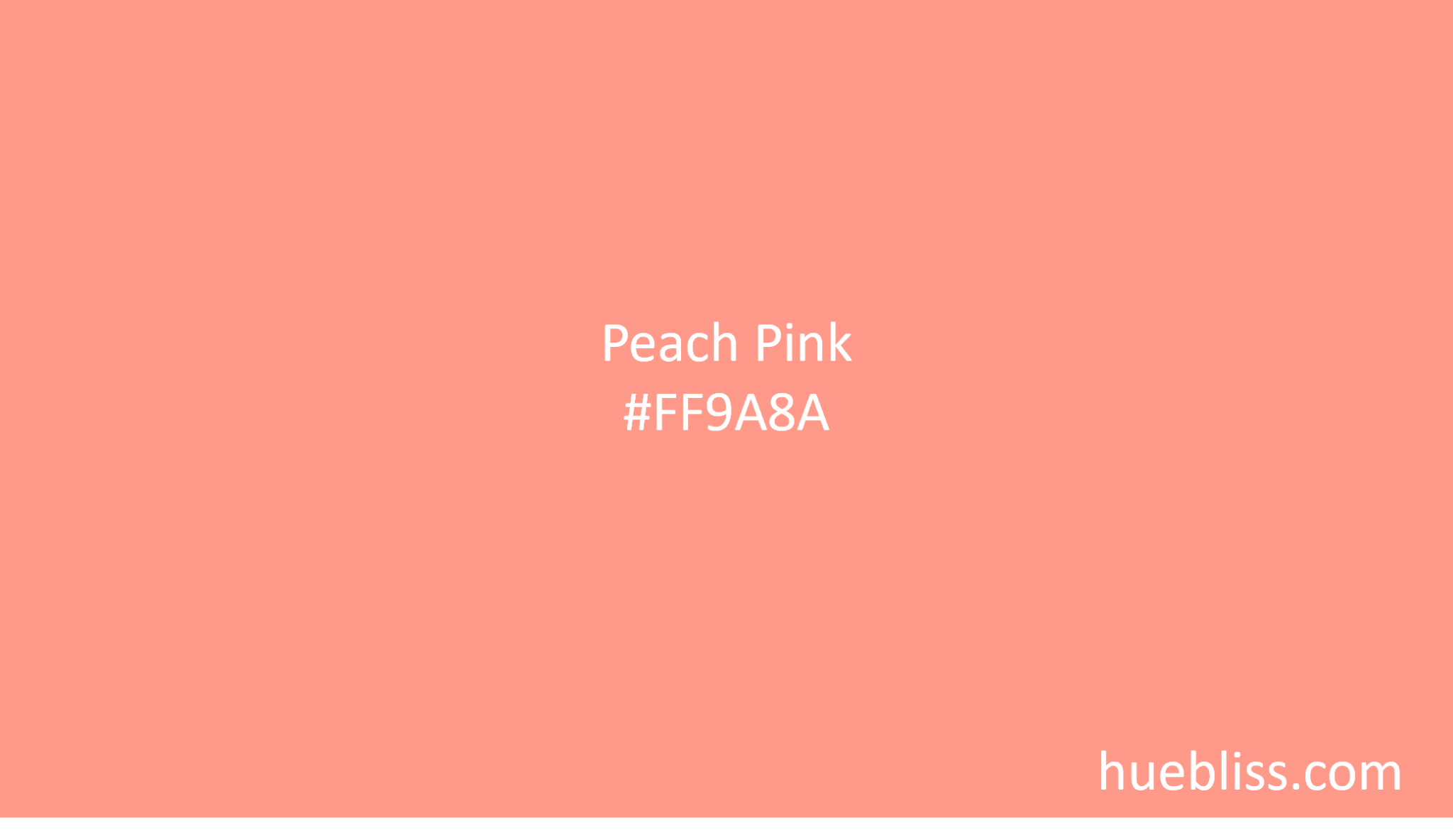 Peach Color Code