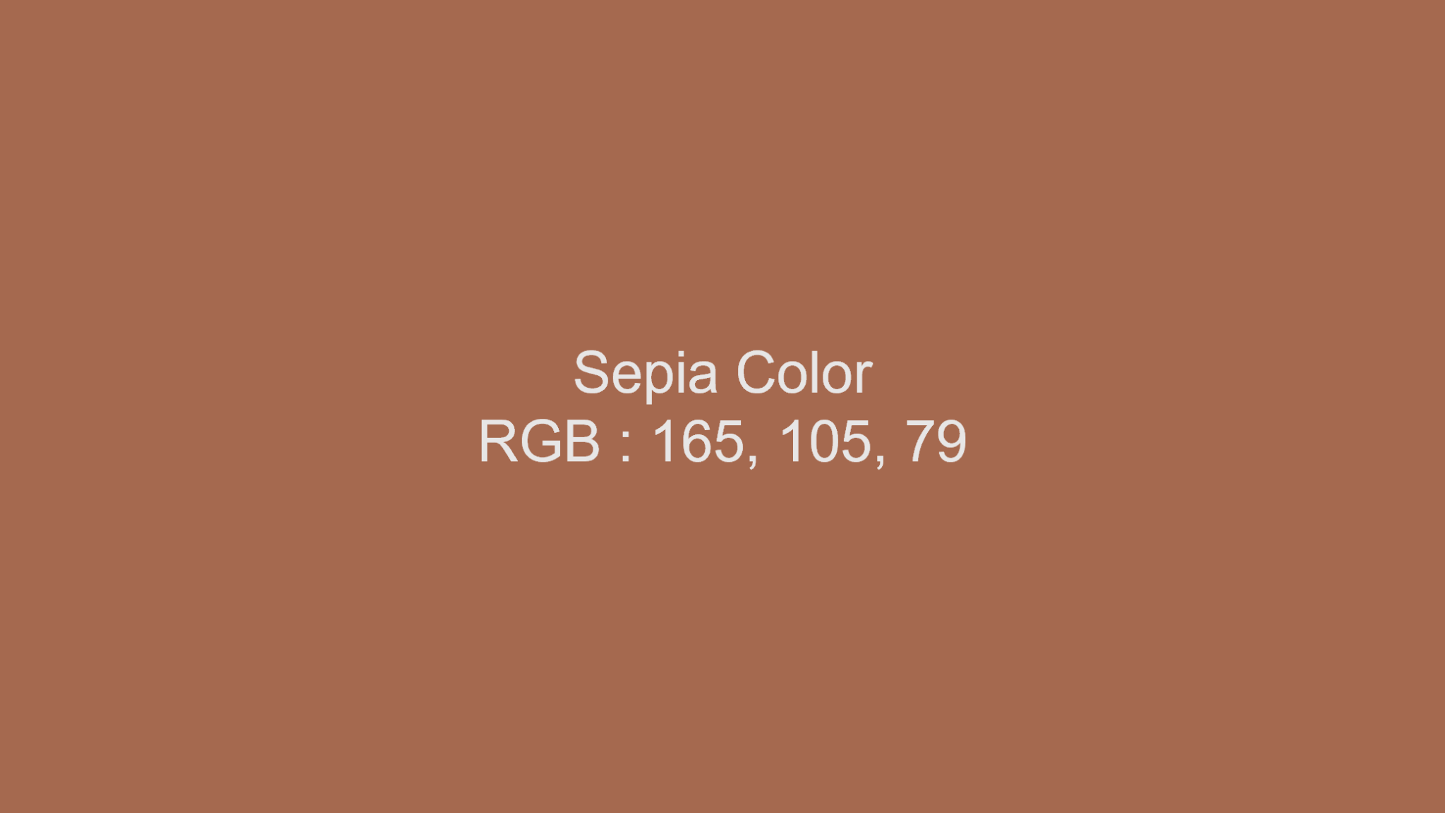The Charm of Sepia Color : A Look at the Timeless Color in Photography ...